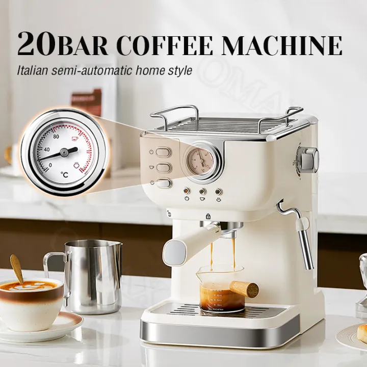 Jual 3ESTE Mesin Kopi Espresso Coffee Frothing 20 Bar 1050W 1.5L - CM3120 | Shopee Indonesia