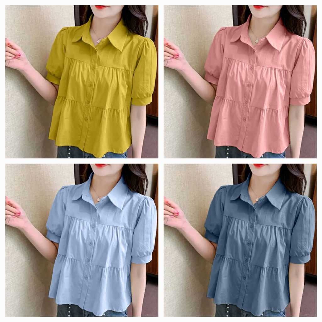 Jual 120-KEMEJA & BLOUSE ATASAN WANITA KEKINIAN/BLOUSE WANITA/ATASAN ...