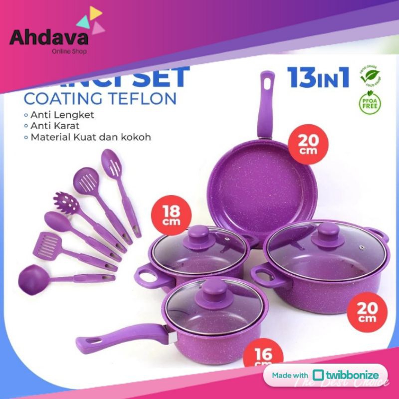 Jual Cookware Panci Set / Peralatan Set Masak | Shopee Indonesia