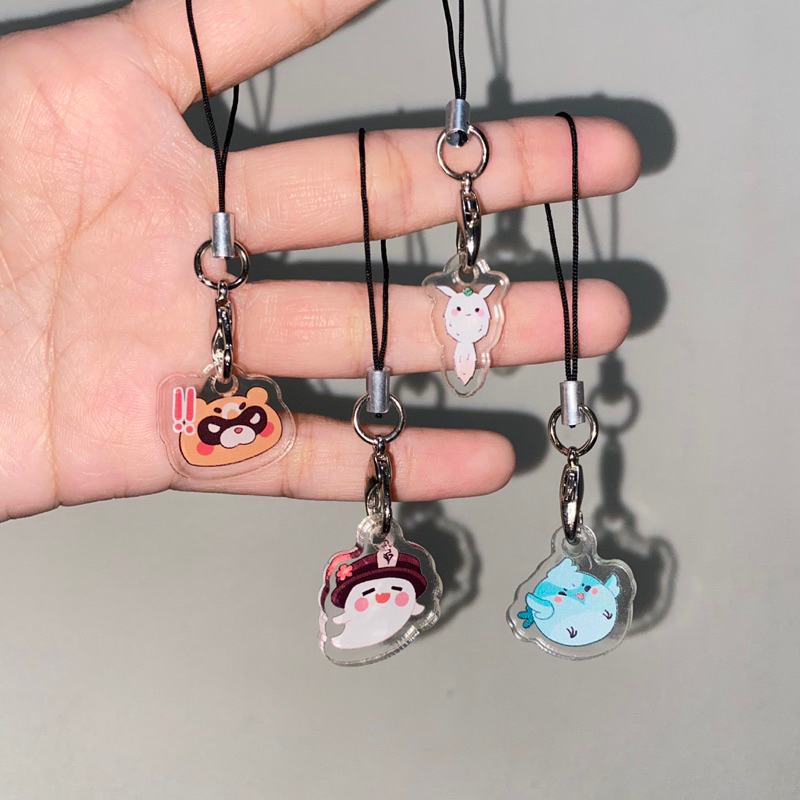 Jual PHONE STRAP GENSHIN IMPACT (Dodoco, Xiao, Hu Tao, Guoba) | Shopee ...
