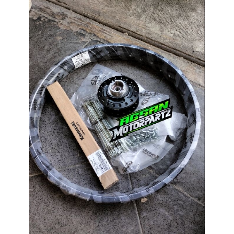 Jual Velg depan set Kawasaki W175 SE hitam Original Kawasaki | Shopee ...
