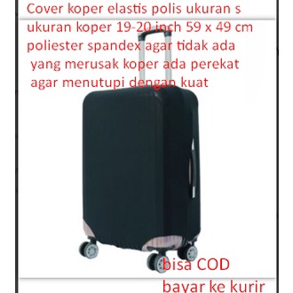 Jual Recomended Cover koper elastis polis ukuran s ukuran koper 192 ...