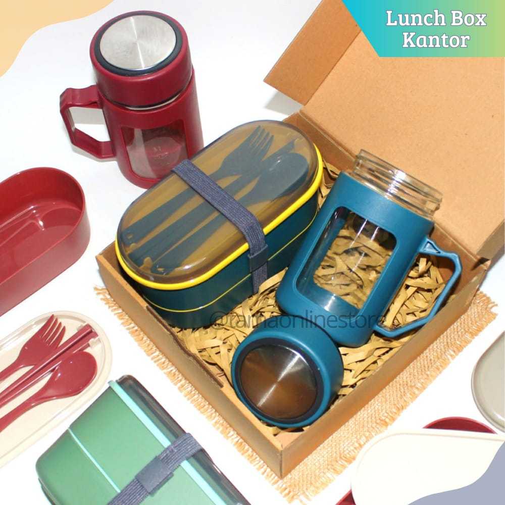 Jual Hampers Set Lunch Box Deluxe | Lunch Box Kantor | Hampers Birthday ...