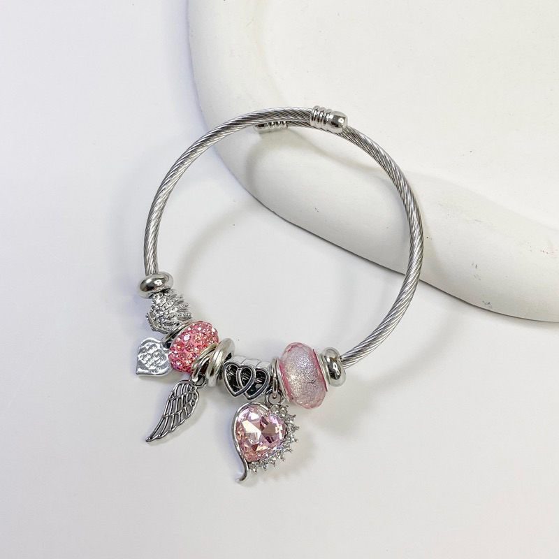 Jual Premium Gelang Pandora Charms Bracelet Serut Titanium Asli Wanita ...