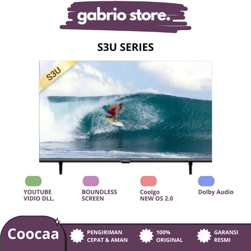 Jual Coocaa 40 Inch Smart TV 40S3U Plus Garansi Resmi | Shopee Indonesia
