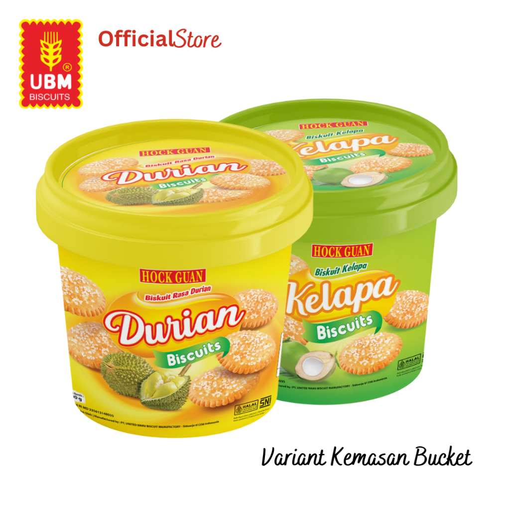 Jual UBM Biscuit Variant Kemasan Bucket/ Timba 300gr | Shopee Indonesia