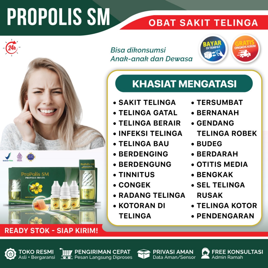 Jual Obat Telinga Sakit Telinga Gatal, Kuping Nyeri Gatal, Gangguan ...