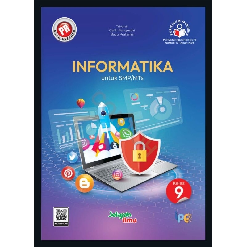 Jual Buku lks pr interaktif Informatika SMP Kelas IX, 9 Kurikulum Merdeka Tahun 2024 Intan ...