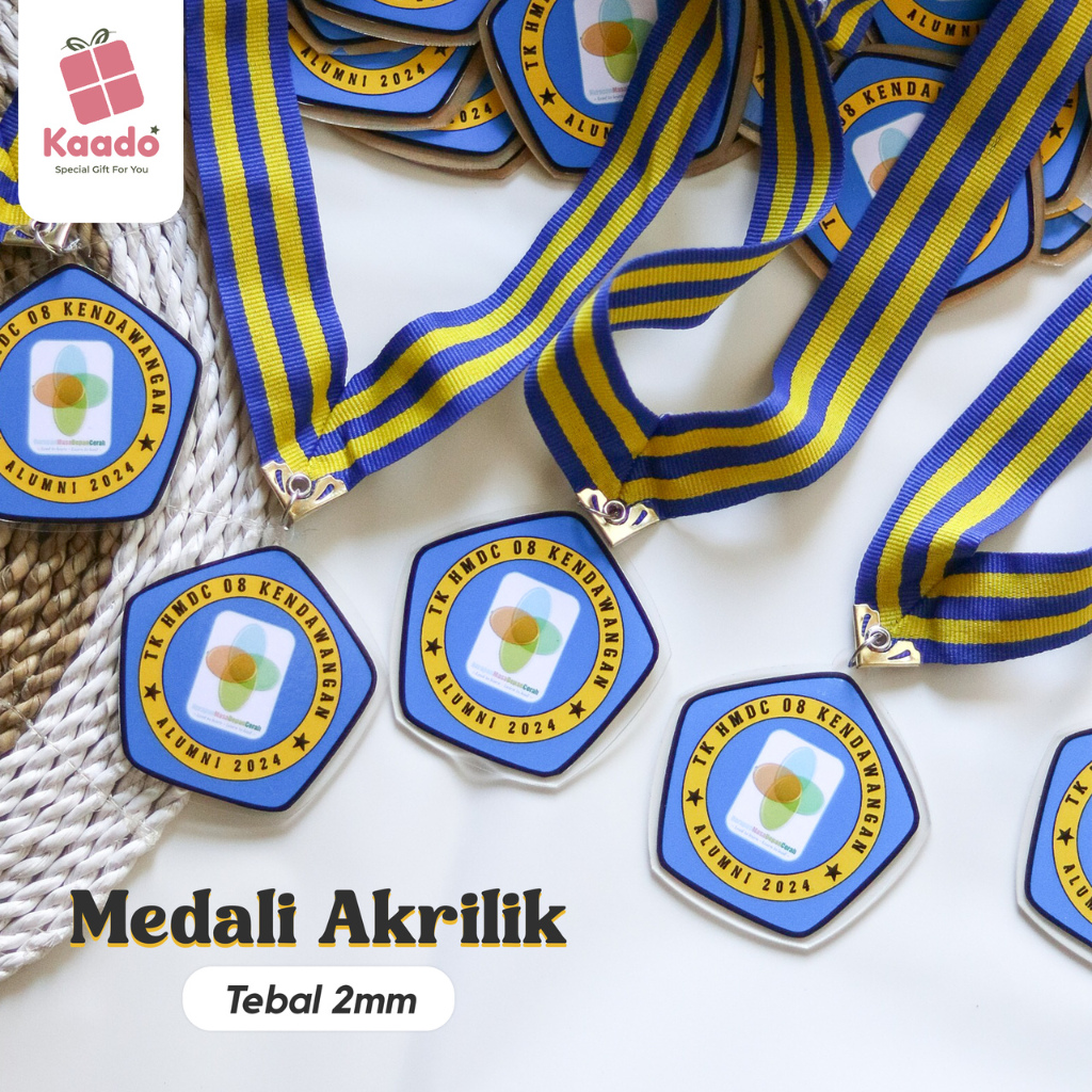 Jual MEDALI AKRILIK | MENDALI | KELULUSAN WISUDA | KELULUSAN SEKOLAH ...