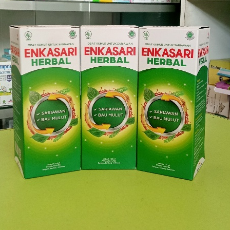 Jual Enkasari Herbal 120 Ml / Obat Kumur Untuk Sariawan / Bau Mulut ...