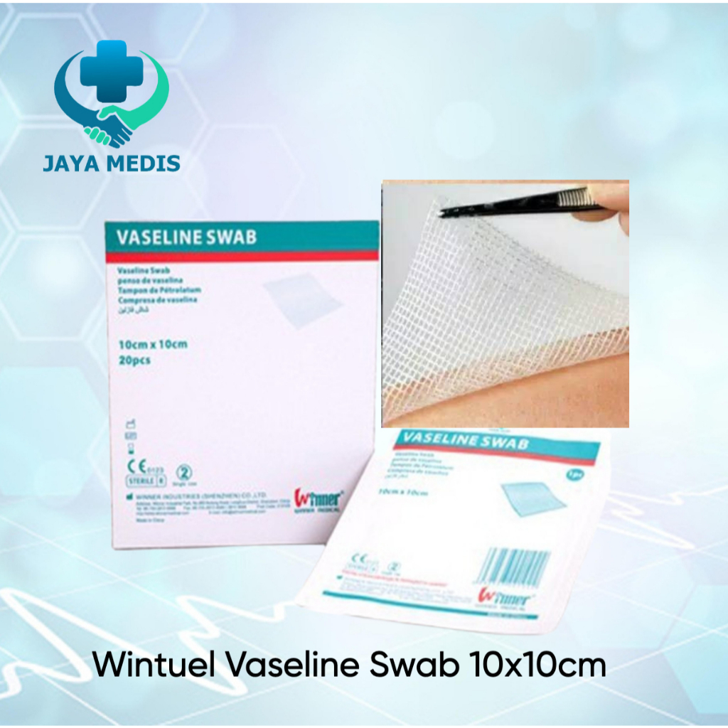Jual Vaseline Swab Wintuell 10cm x 10cm Satuan / Ecer | Shopee Indonesia