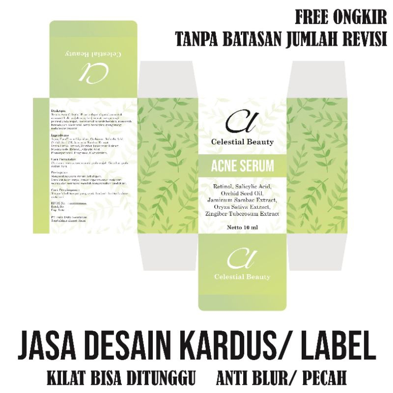 Jual jasa desain box atau label produk | Shopee Indonesia