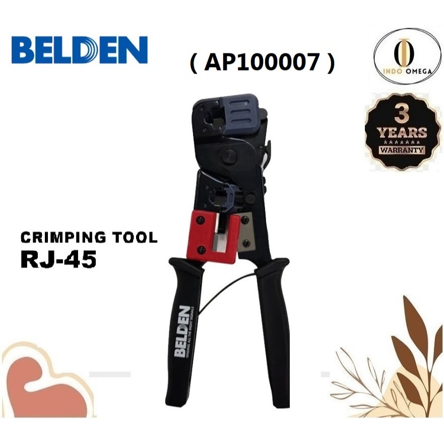 Jual Belden Crimping Tool RJ45 RJ11 Tang Crimp ORIGINAL ( AP100007 ...
