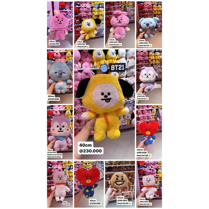 Jual BT21 with Miniso Boneka 9inch | Boneka BTS x Miniso KOYA , RJ ...