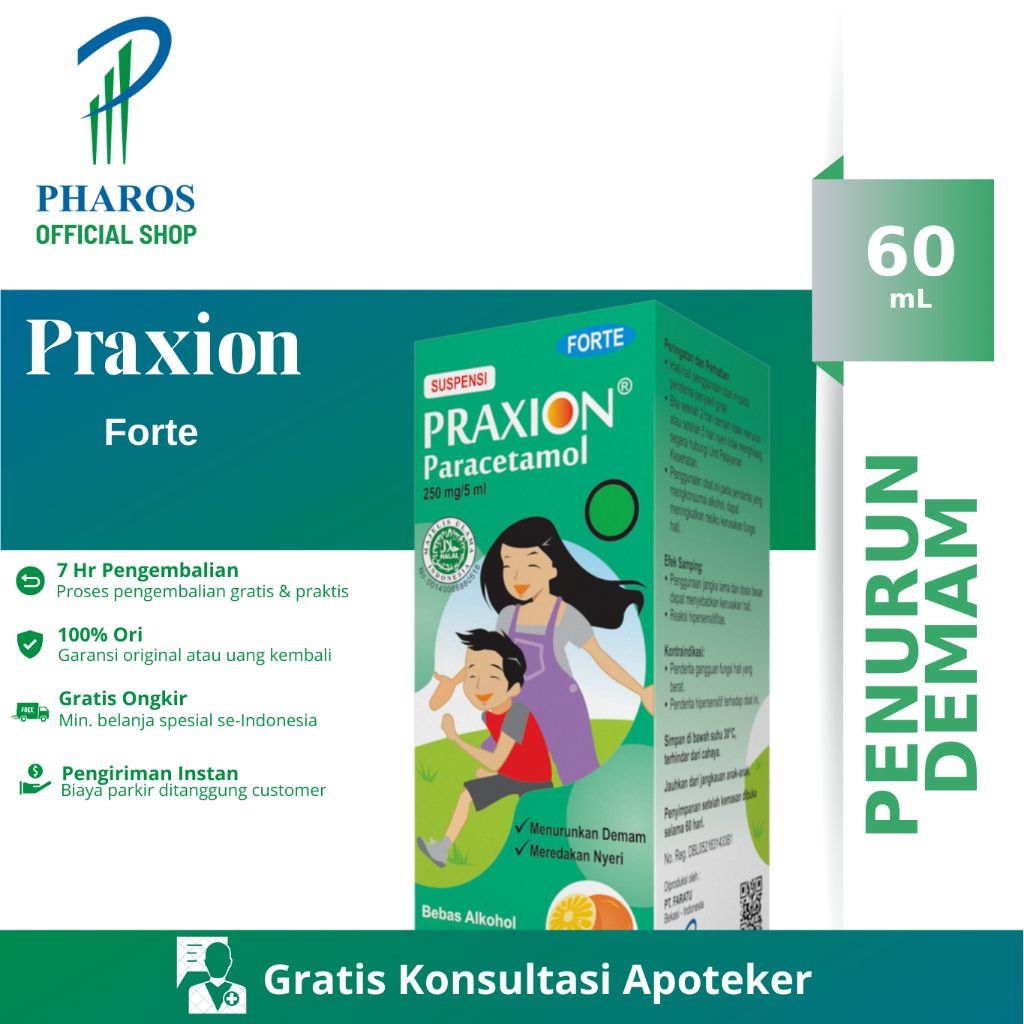 Jual Praxion Forte Sirup / Praxion Suspensi / Praxion Drop / Pereda ...