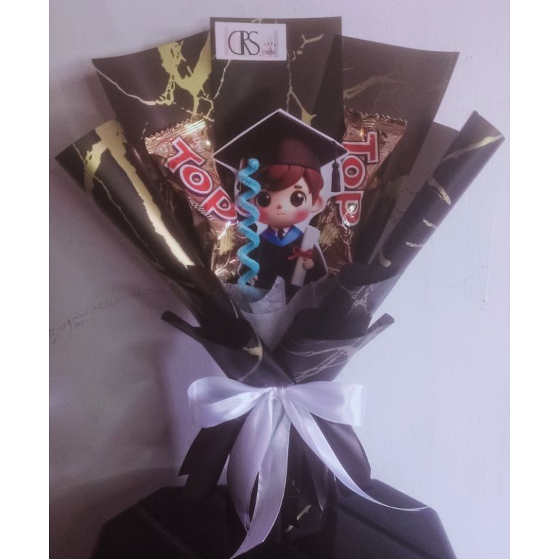 Jual Danendra25 ~ Buket Wisuda Topper / Buket Wisuda Snack / Buket ...