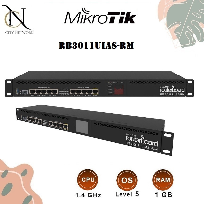 Jual Mikrotik Router board RB3011UiAS-RM RB3011 | Shopee Indonesia