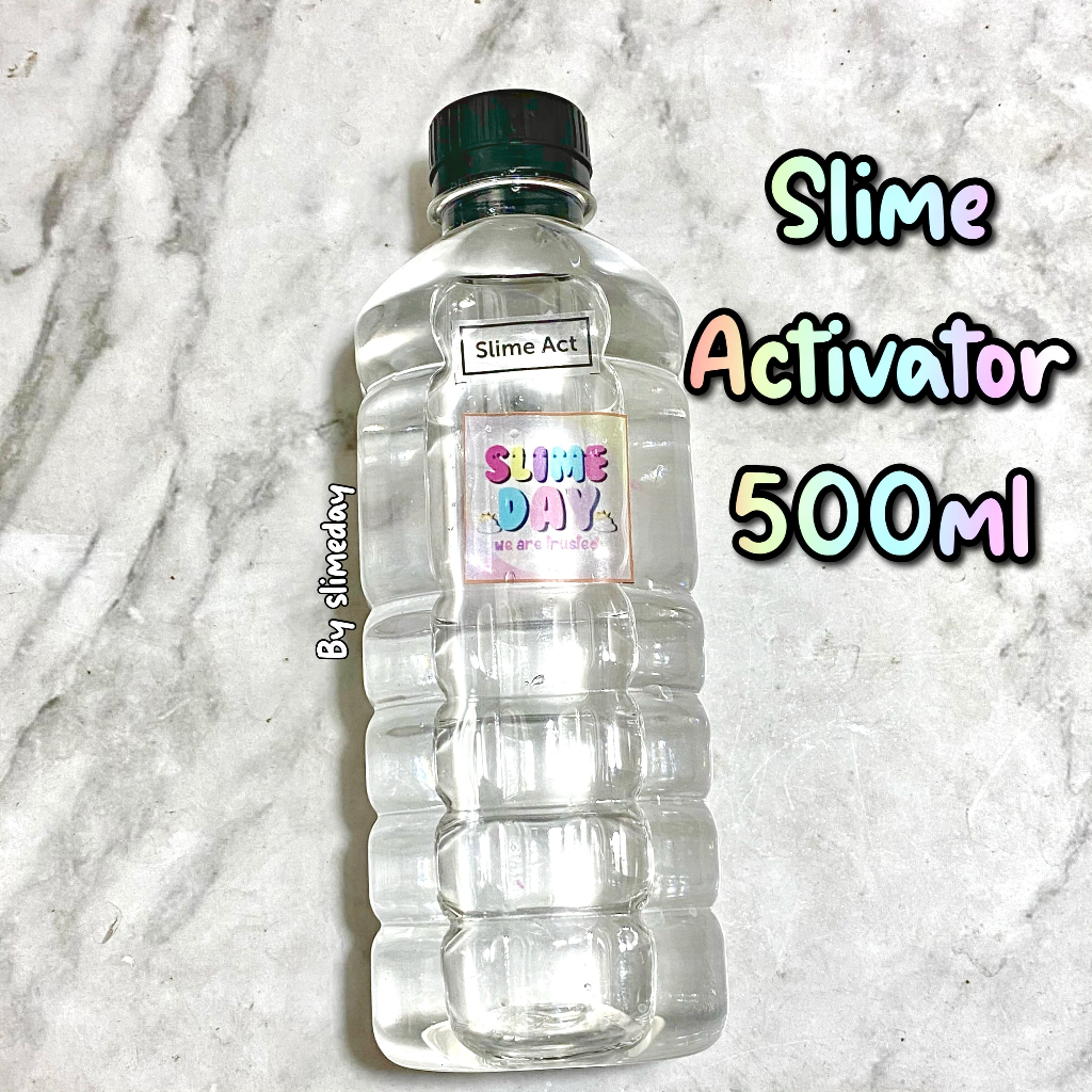 Jual SLIME ACTIVATOR BOTOL 500ML STRONG TERMURAH II BAHAN MEMBUAT SLIME ...