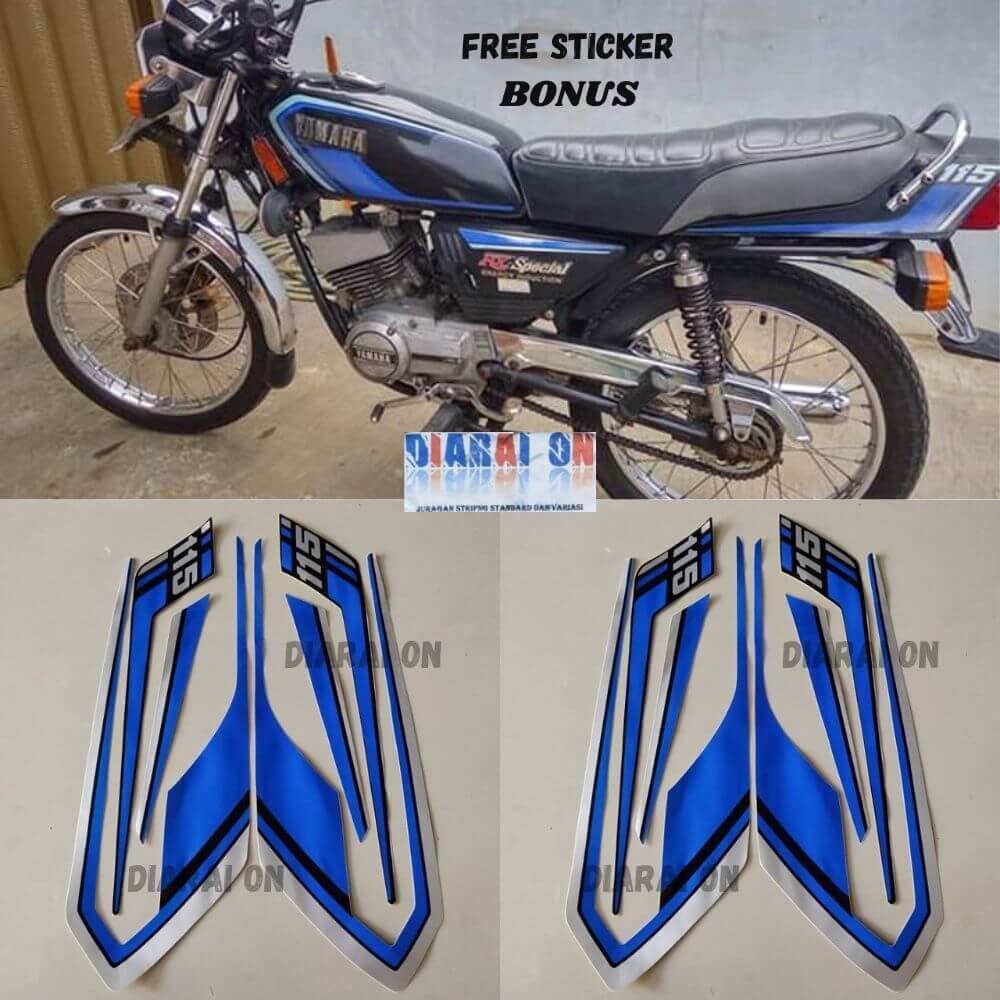 Jual Striping Stiker Yamaha RX Spesial 1988 - Rxs - Rx Special - Rx s ...