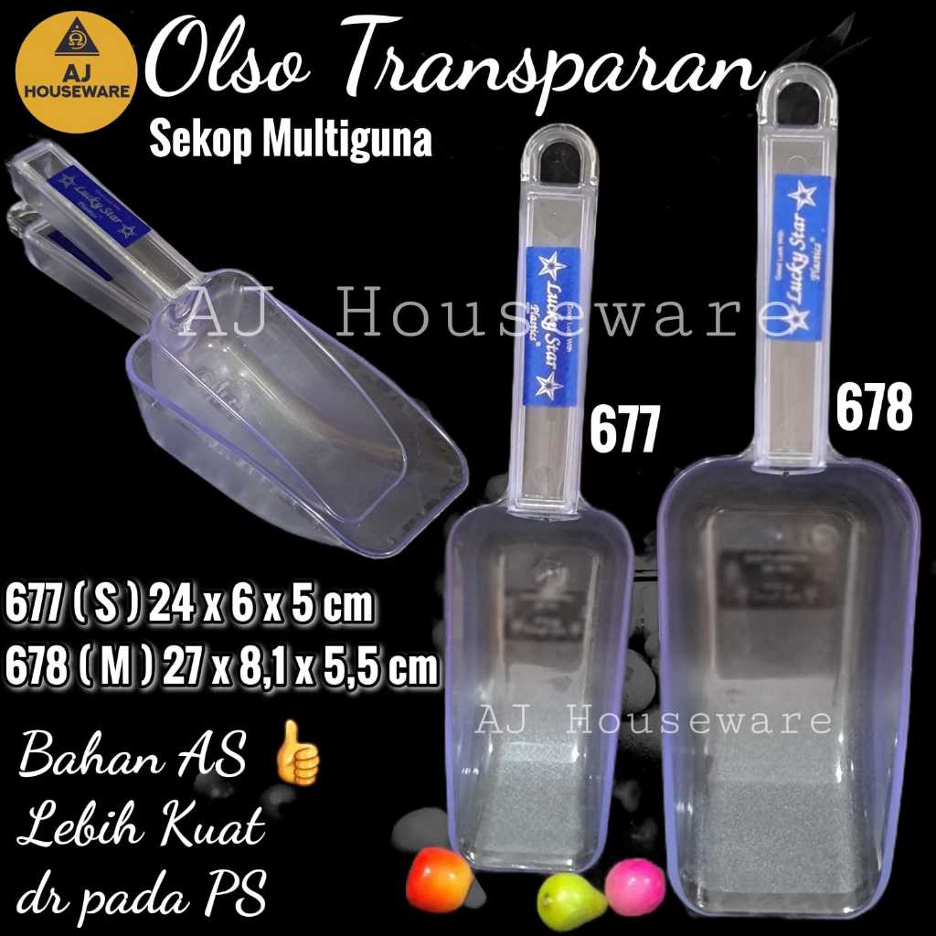 Jual 677 S 678 M SENDOK ES BATU / SEROK TEPUNG /SEKOP MULTIGUNA PLASTIK ...