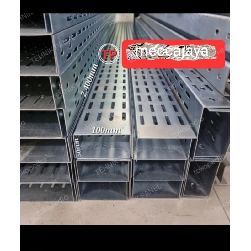 Jual kabel tray type C 100X50X2400mm Electro Galvanis | Shopee Indonesia