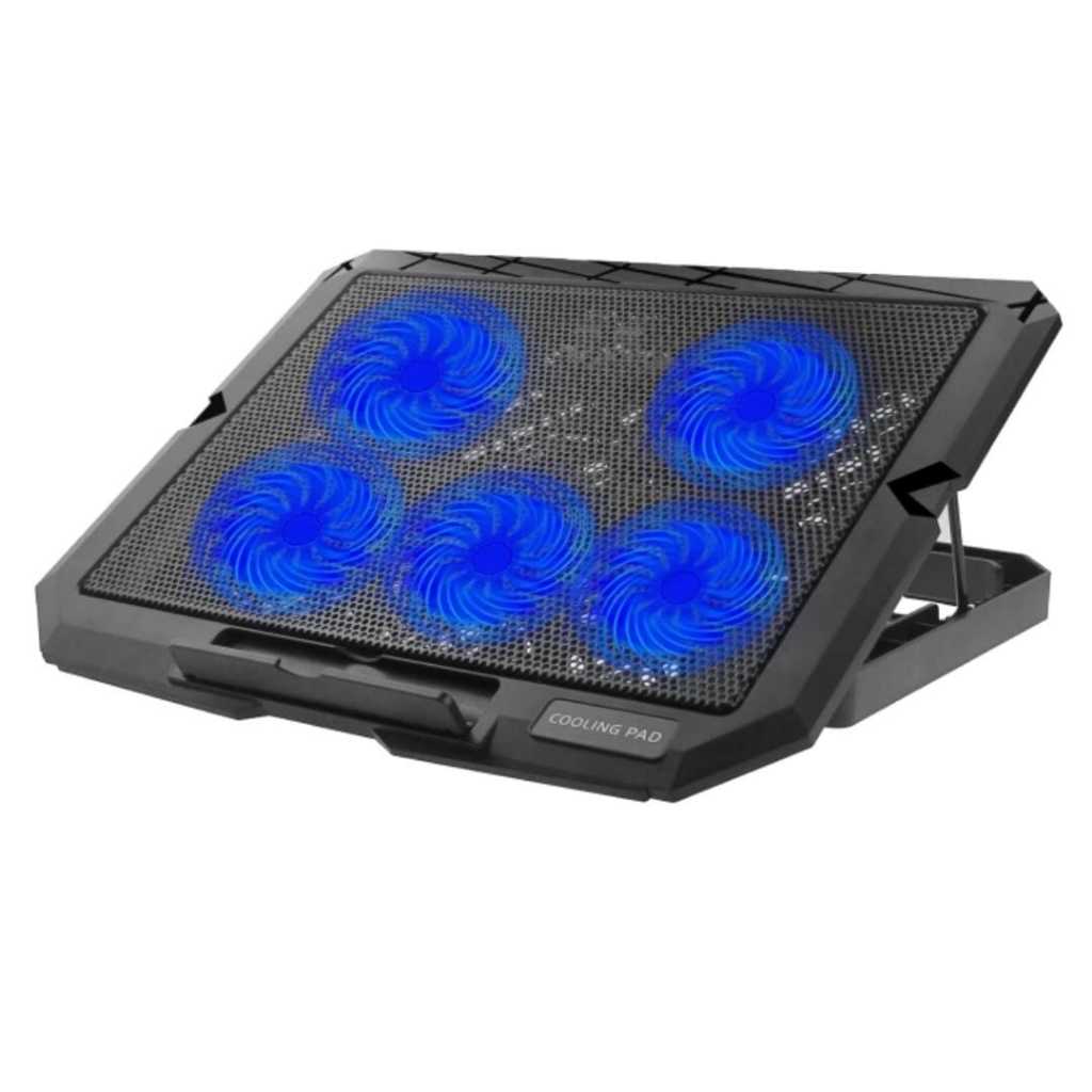 Jual Cooling pad laptop gaming NB 5 fan led adjustable x5 - Coolingpad ...