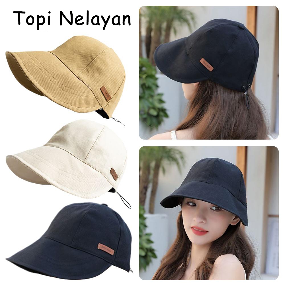 Jual Fisherman Topi Topi wanita korean style Topi nelayan topi pantai ...