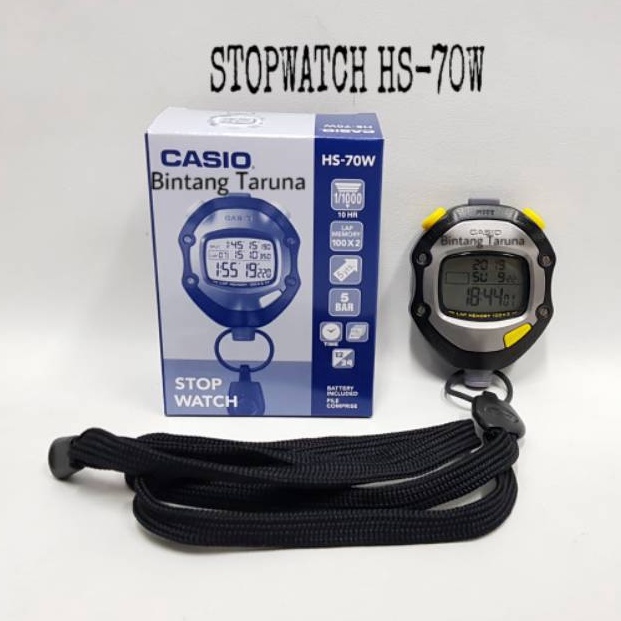 Jual KODE V34L Stopwach Casio HS7W Stopwatch Casio HS7W Stop Watch Casio HS7 ORIGINAL | Shopee ...