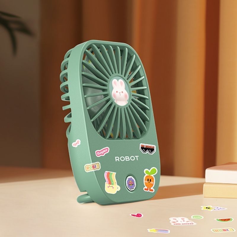 Jual Robot USB Mini Fan RT-BF25 Kipas Angin Mini Portable | Shopee ...