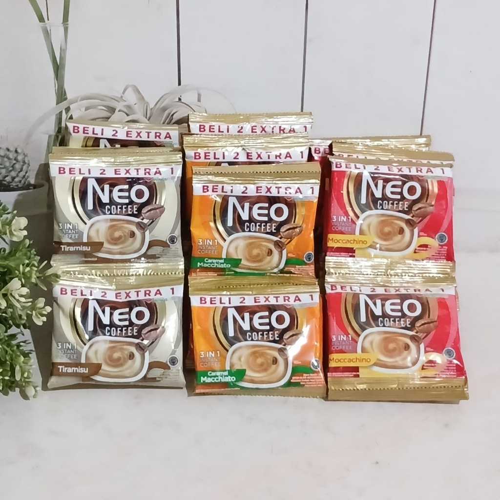 Jual Neo Coffee Renceng isi 15 sachet (Caramel Macchiato, Moccachino ...