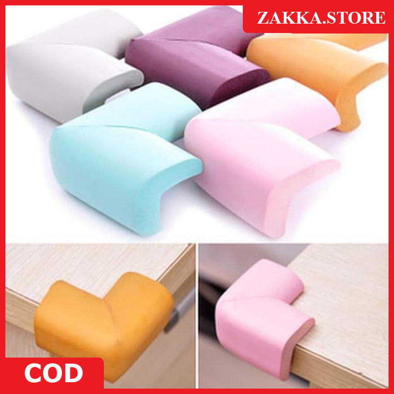 Jual ZS Karet Pelindung Sudut Meja Siku / Bantalan Pengaman Meja Baby ...