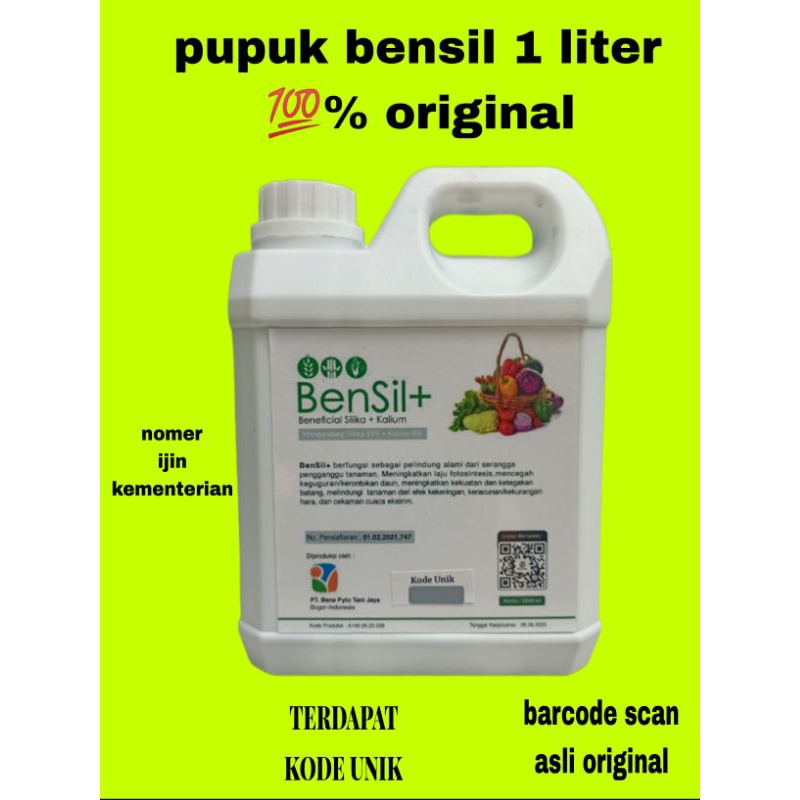 Jual pupuk bensil original kemasan 1 liter | Shopee Indonesia
