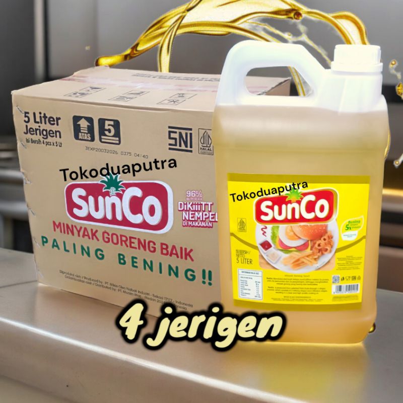 Jual Minyak Sunco 5 liter X 4 jerigen ( 1 karton ) / Sunco 5 liter(1 ...