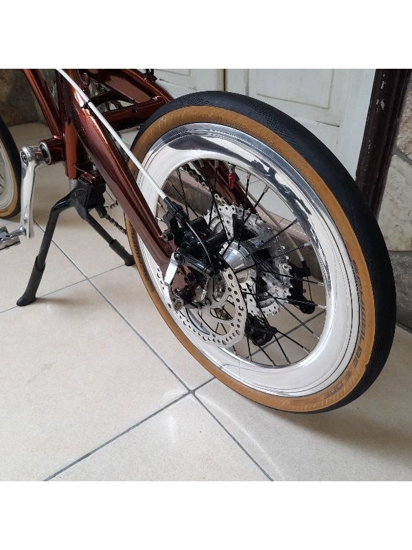 Jual Sepeda Lipat Laux 16+ Upgrade | Shopee Indonesia