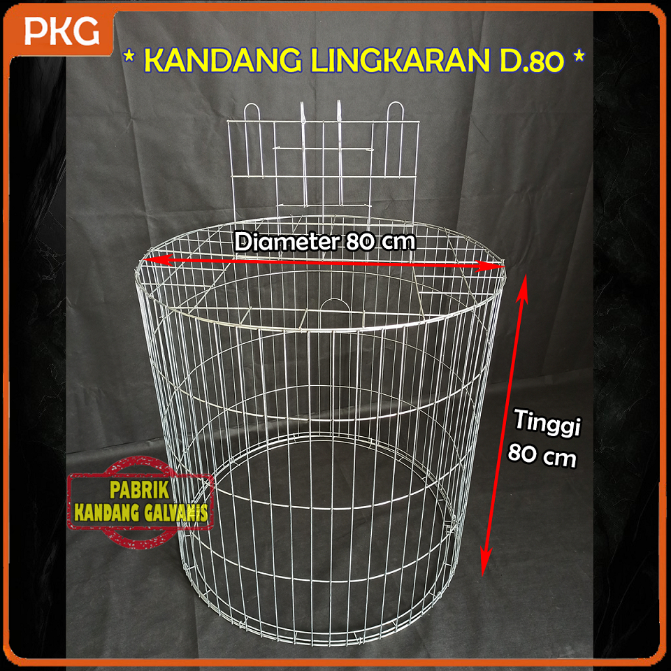 Jual Kandang Bulat Besi Galvanis Anti Karat Untuk Ayam Jago Bangkok ... Jual Kandang Bulat Besi Galvanis Anti Karat Untuk Ayam Jago Bangkok ...