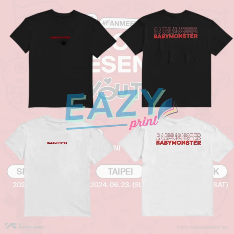 Jual KAOS MERCH BABYMONSTER FAN MEETING SEE YOU THERE JAKARTA BAJU ...