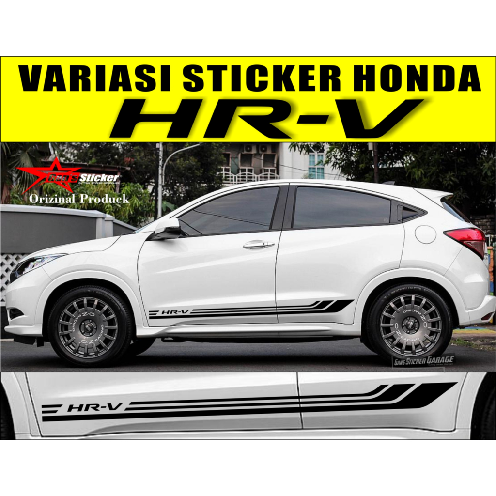 Jual HONDA HRV STICKER VARIASI HONDA HRV AKSESORIS HONDA HRV | Shopee ...
