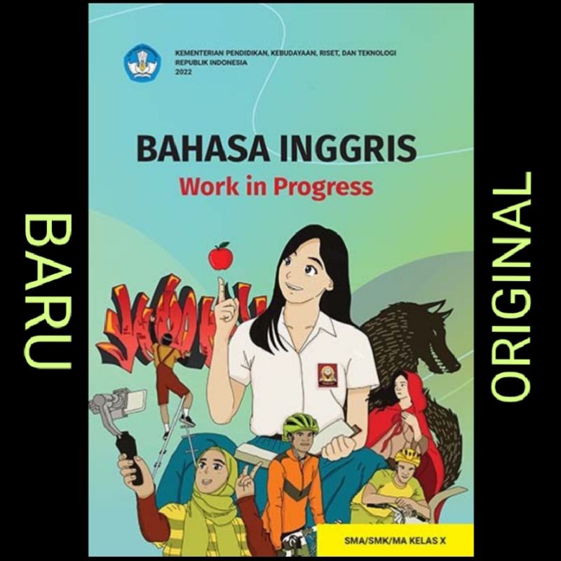 Jual Buku Paket Bahasa Inggris Work in Progress Kelas 10 X 1 I SMA SMK MA MAK Penerbit Diknas ...