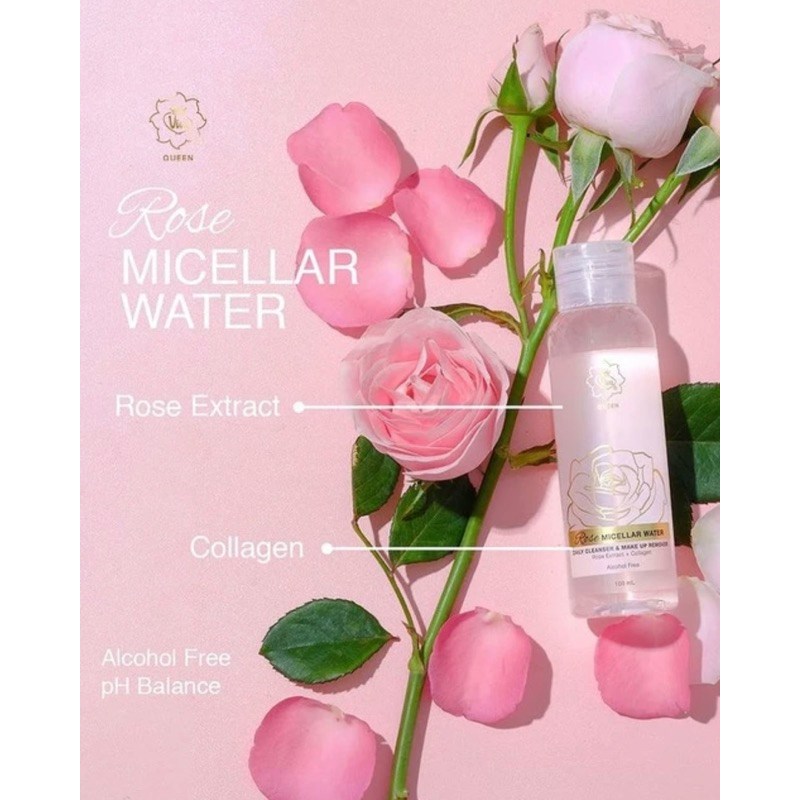 Jual Viva Queen Rose Micellar Water 100 ml Viva Queen Rose Face Mist ...