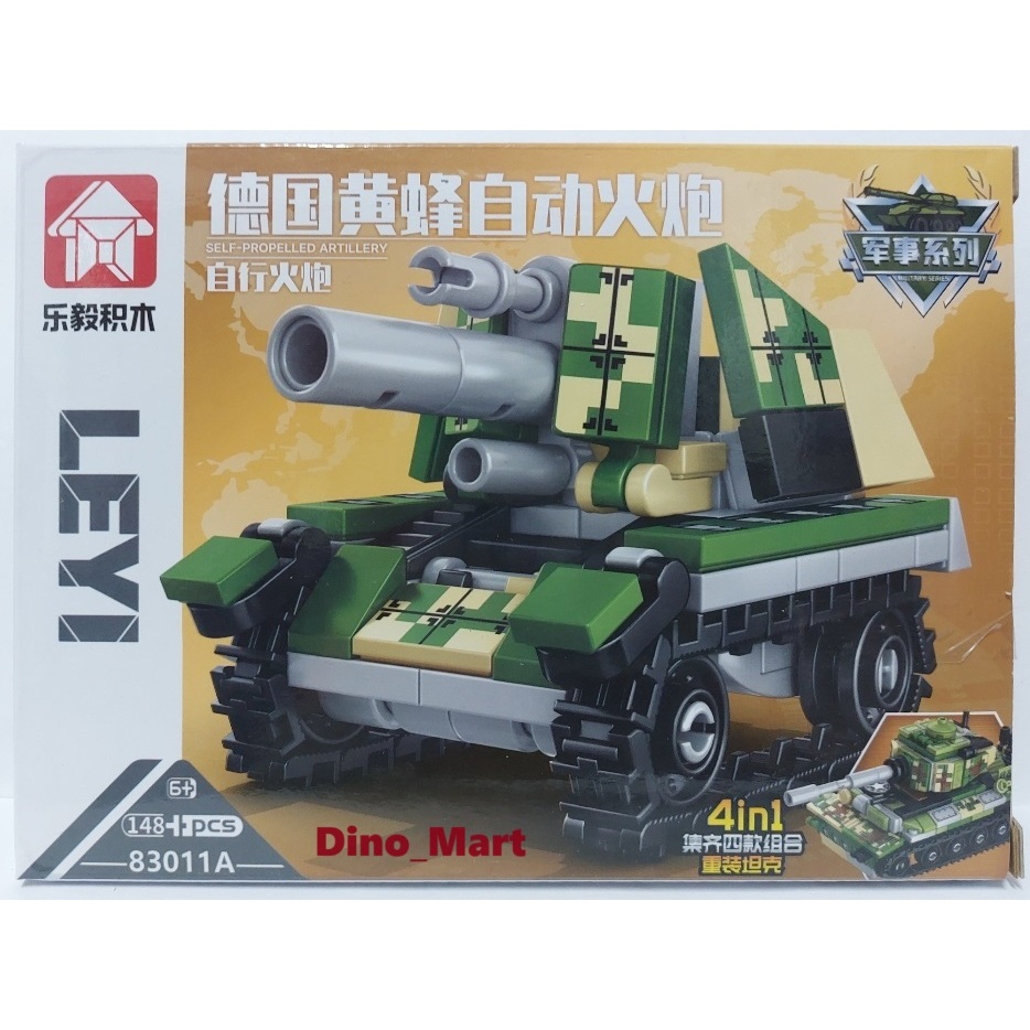 Jual Brick Tank Leyi 4 in 1 Tank 83011 - Dino Mart | Shopee Indonesia