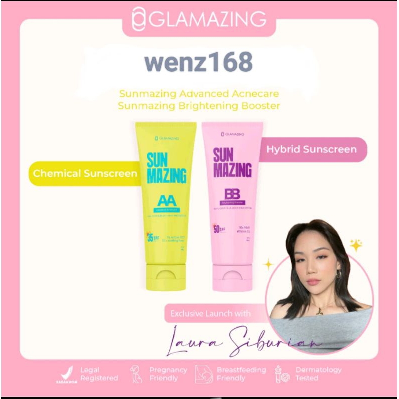 Jual Glamazing Sunmazing Advance Acnecare | Sunmazing Brightening ...