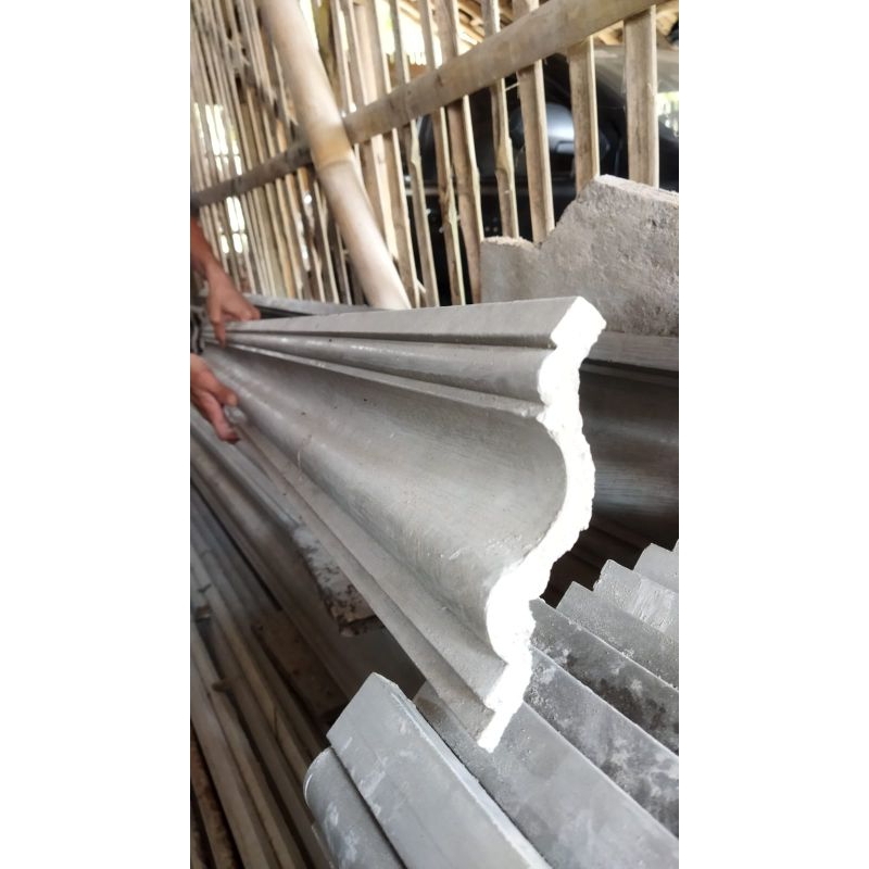 Jual Lisplang beton profil ukuran 20cm x 2meter (minimal pembelian 30 ...