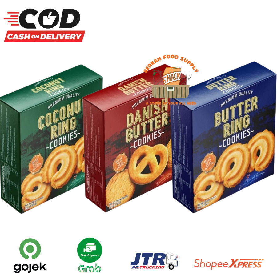 Jual [ BERKAH ] Ever D.Cookies 95gr Ever Delicious Cookies Butter Ring ...