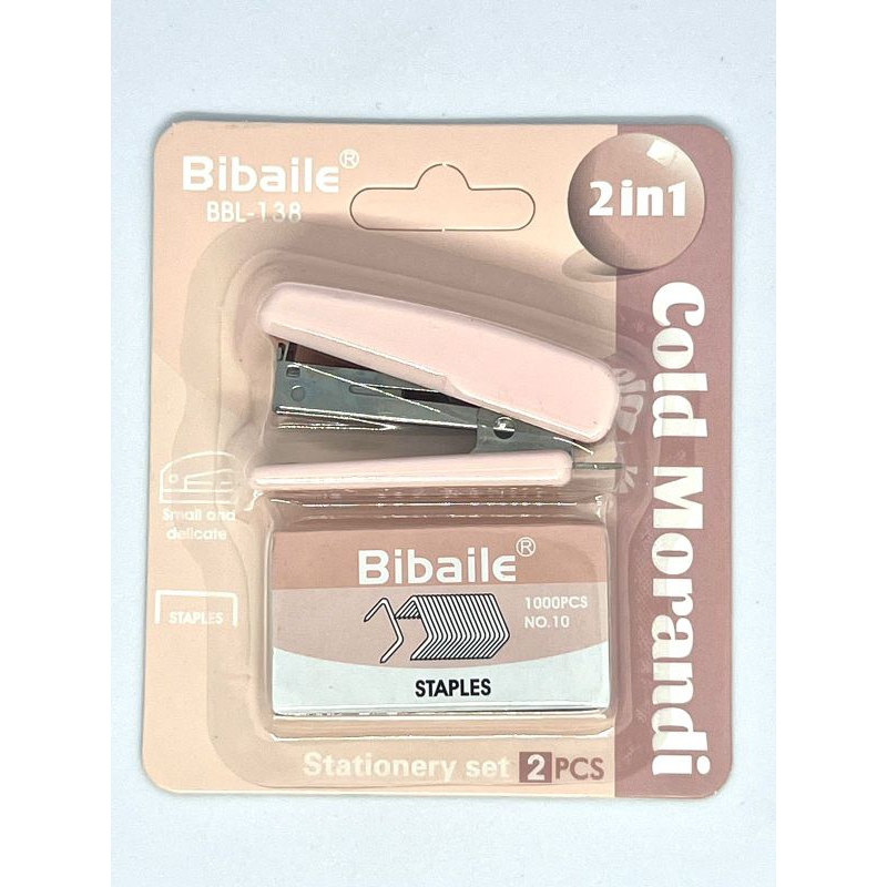 Jual SET STAPLES + STAPLER BIBAILE BBL-138 | Shopee Indonesia