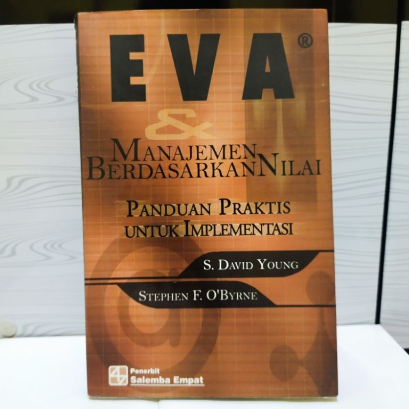 Jual Buku Eva & Manajemen Berdasarkan Nilai Panduan Praktis Untuk ...