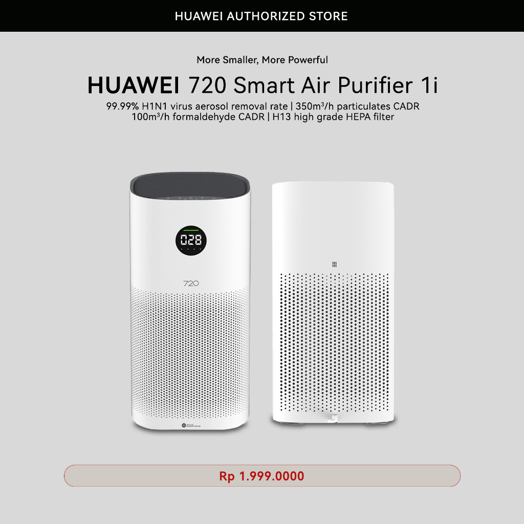 Jual Huawei Hi-Link 720 Full-Effect Smart Air Purifier 1i Garansi Resmi ...