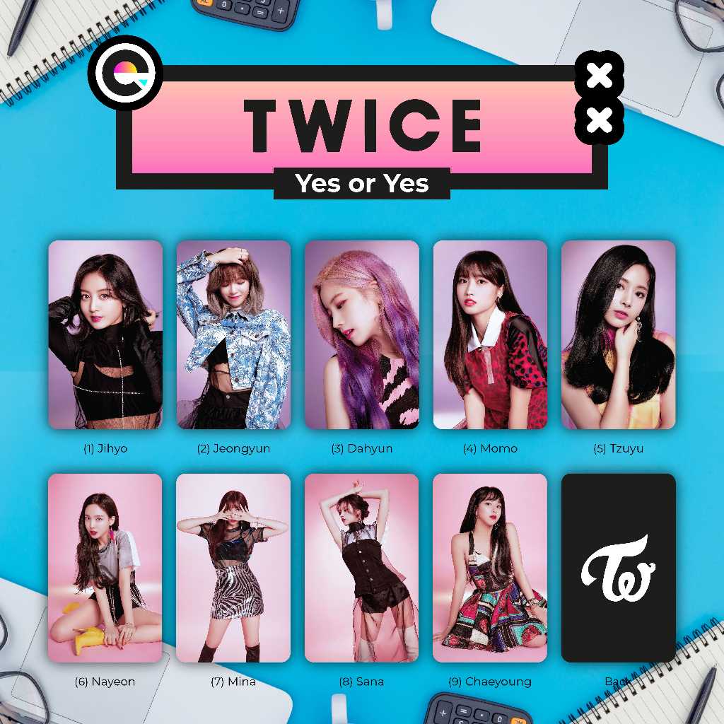 Jual [PC] Photocard Twice Yes or Yes album foto Kpop 400 gsm | Shopee ...