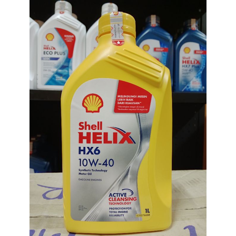 Jual Shell HELIX HX6 10W-40 1L Synthetic technology Motor Oil | Shopee ...