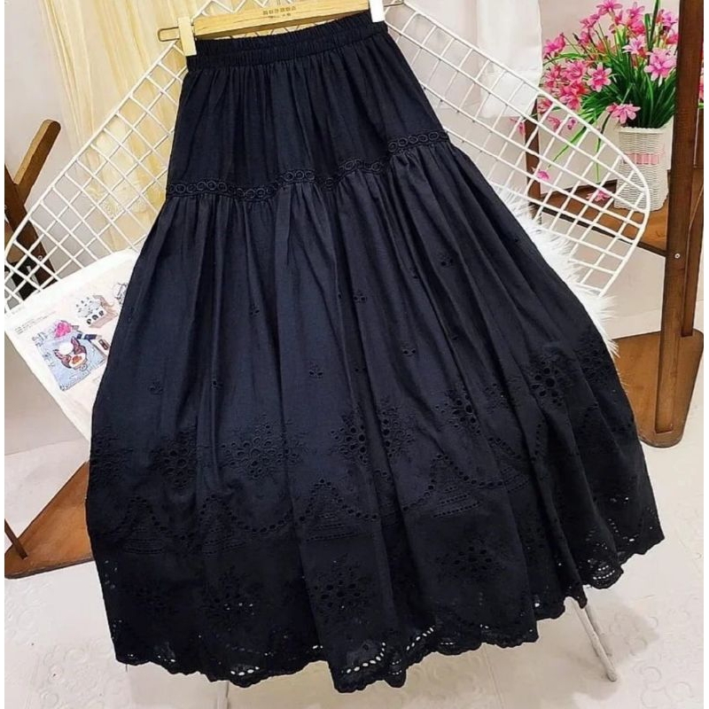 Jual New Rok katbol putih panjang import fashion wanita | Shopee Indonesia
