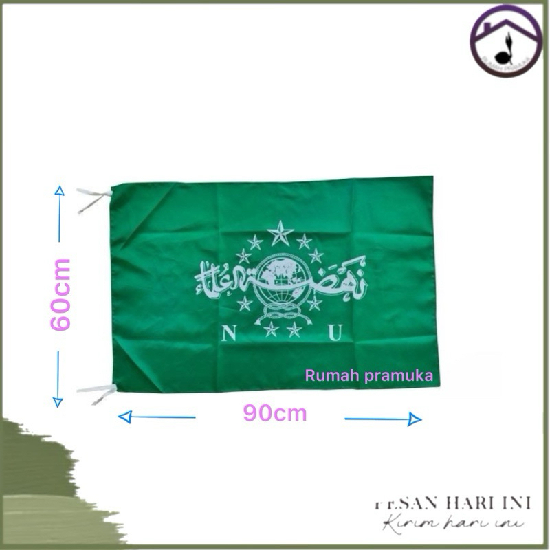 Jual Bendera NU 60x90cm | bendera nadhatul ulama 60c90cm | Shopee Indonesia